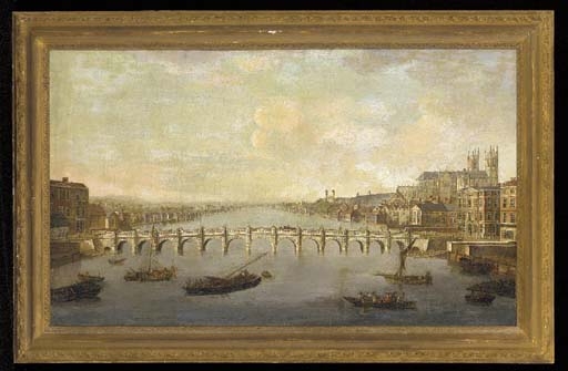 Samuel Scott | View of Westminster Bridge from the Thames looking west ...
