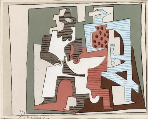 Pablo Picasso | Composition with Two Figures (Circa 1920) | MutualArt