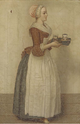 Jean-Étienne‏ Liotard | La Belle Chocolatière (19th Century) | MutualArt