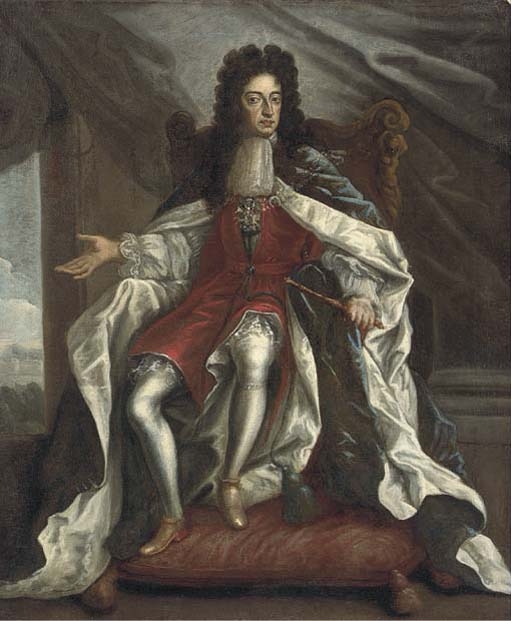 John Closterman | Portrait of William III, full-length, in coronation ...