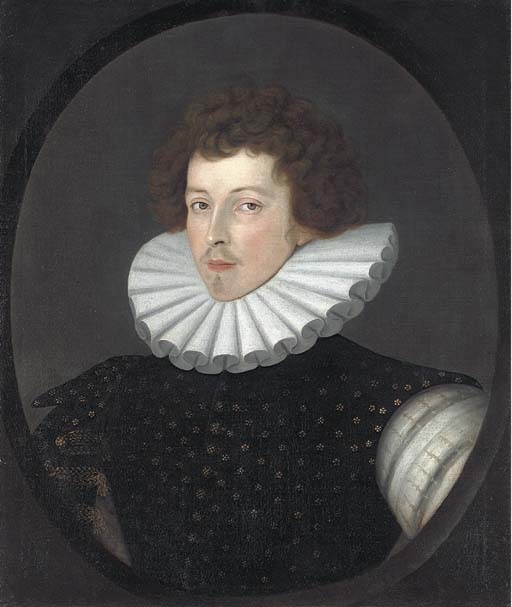 Sir William Segar | Portrait of a lady of the Vavasour family, half ...