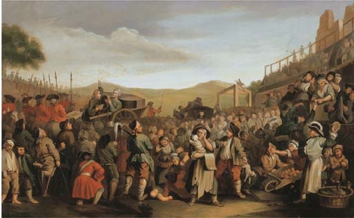 William Hogarth | The Execution of Thom Idle at Tyburn | MutualArt