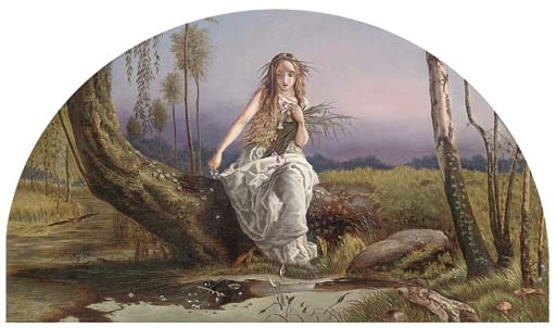 Arthur Hughes | Ophelia | MutualArt