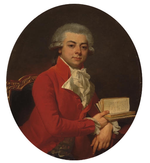 Jean-Laurent Mosnier | Portrait of a lady seated three-quarter length ...