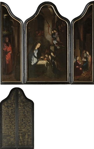 Gerard David | The Adoration of the Angels: a triptych | MutualArt