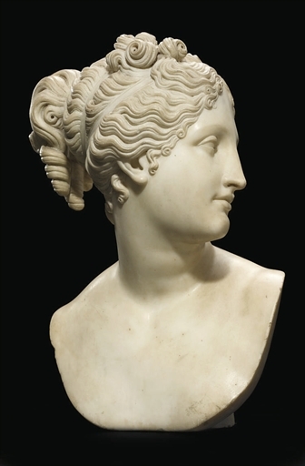 Antonio Canova | A CARVED MARBLE BUST OF VENUS | MutualArt