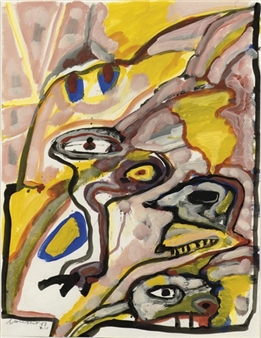 Lucebert | Untitled (1989) | MutualArt