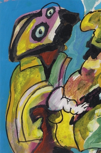 Lucebert | Two figures | MutualArt