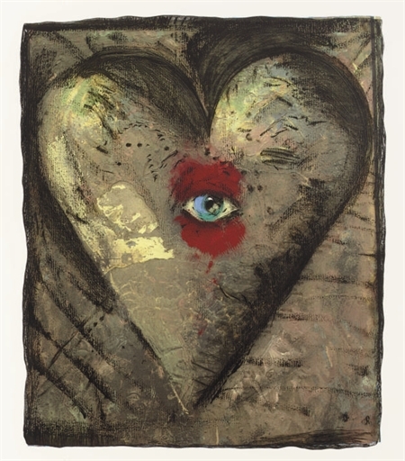 Jim Dine | The Hand-colored Viennese Hearts V (Carpenter 34.5) (1990 ...