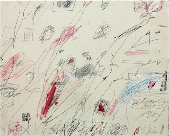 Cy Twombly | Untitled (1961) | MutualArt