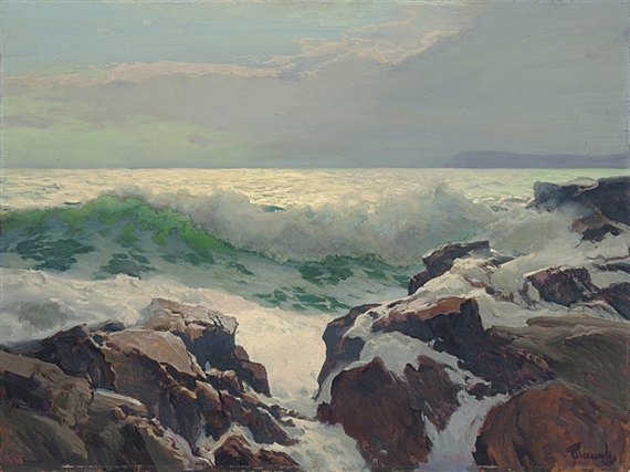 Frederick Judd Waugh | GLOW OF DAWN | MutualArt