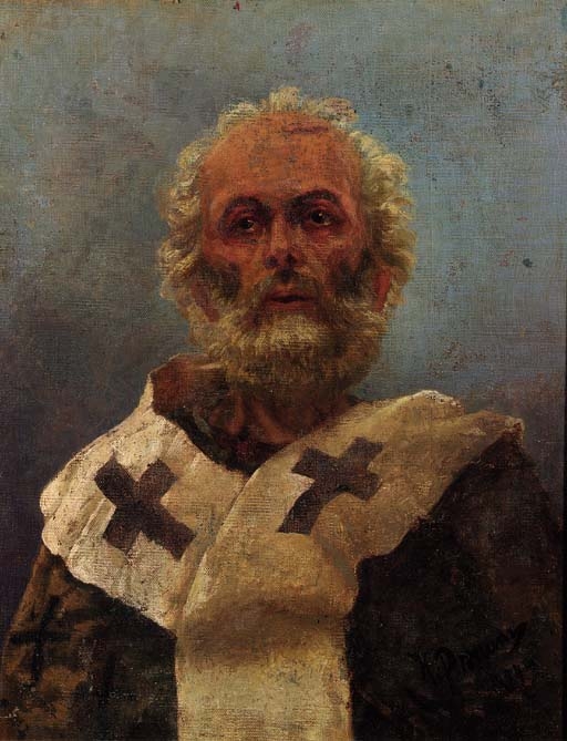 Ilya Repin | Saint Nicholas of Myra | MutualArt