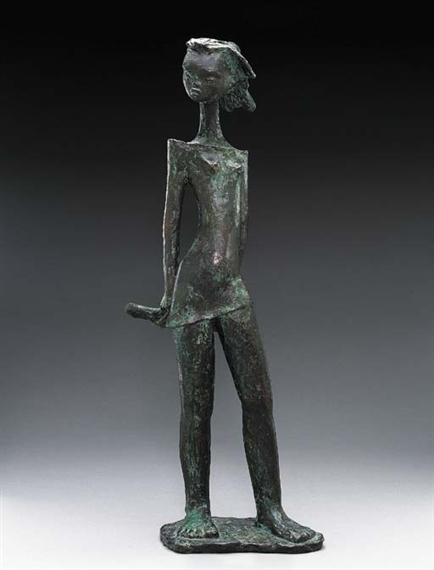 Ángel Botello | Standing girl | MutualArt