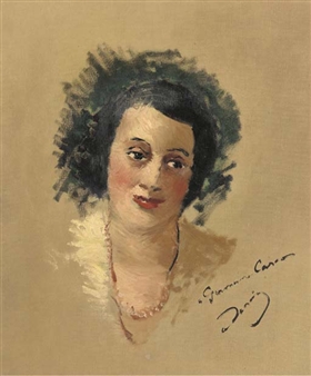 André Derain | Portrait de Iya, Lady Abdy (1934 - 1939) | MutualArt