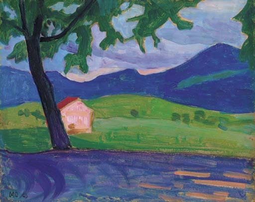 Gabriele Münter | Vom Griesbräukeller (Haus am Staffelsee) (1908 ...