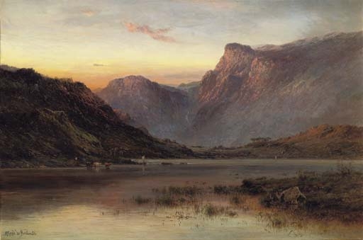 Alfred de Breanski, Sr. | The Na-garr Valley, Scotland | MutualArt