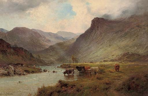 Alfred de Breanski, Sr. | The Na-garr Valley, Scotland | MutualArt