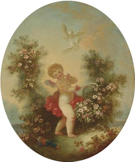 Jean-Honoré Fragonard | Cupidon dans un paysage | MutualArt