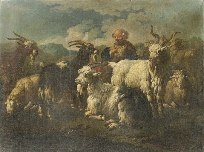 Philipp Peter Roos | Pastore con capre | MutualArt