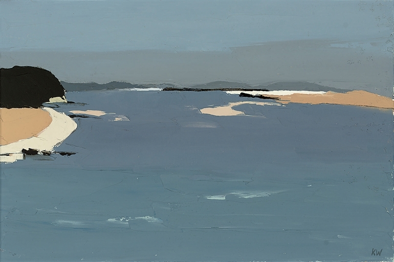 Kyffin Williams | Sun Above Nant Peris (no. 2) (1982) | MutualArt