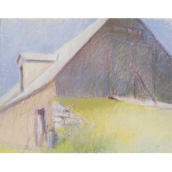 Wolf Kahn | BARN HEAD-ON | MutualArt