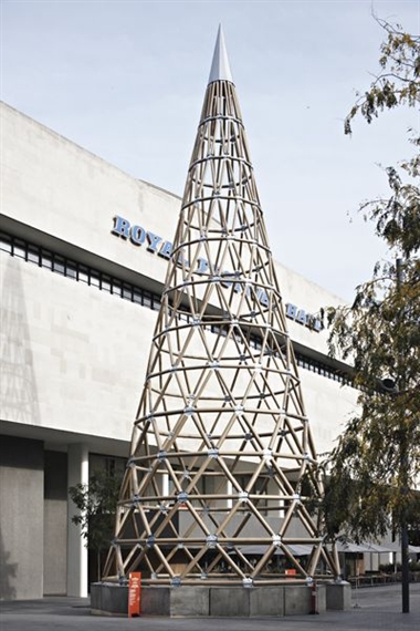 Shigeru Ban | ‘Paper Tower’ pavilion (2009) | MutualArt