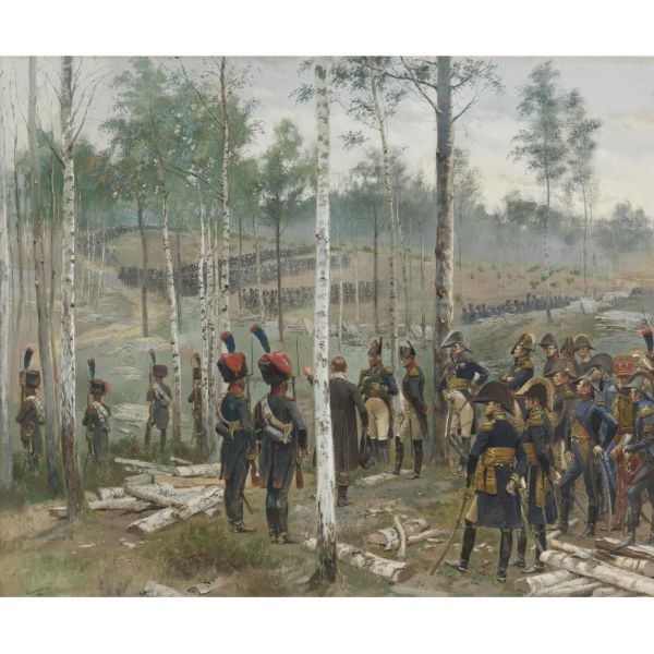 Édouard Jean Baptiste Detaille | “Colonel Lepic at Eylau with ...