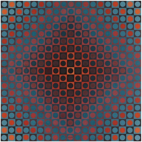 Victor Vasarely | Boglar (1968) | MutualArt