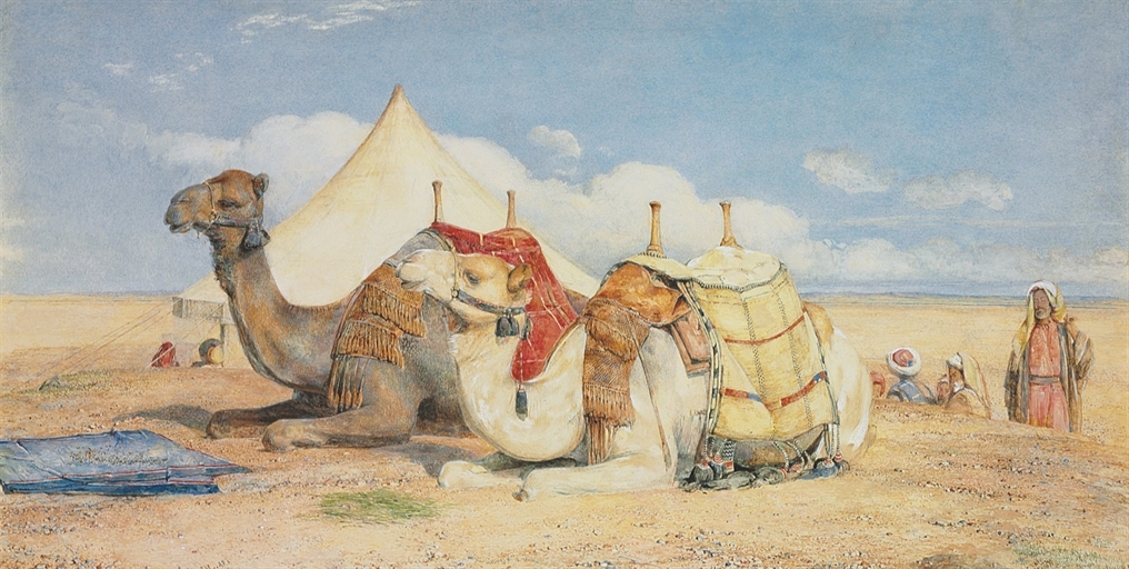 John Frederick Lewis | The Arab scribe, Cairo (1852) | MutualArt