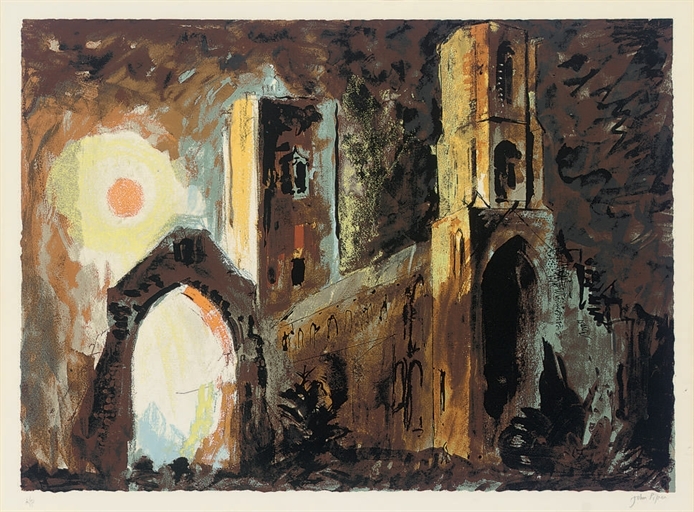 John Piper | Thornton Abbey Gateway | MutualArt