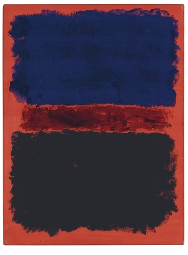 Mark Rothko | Black Blue Painting (1968) | MutualArt