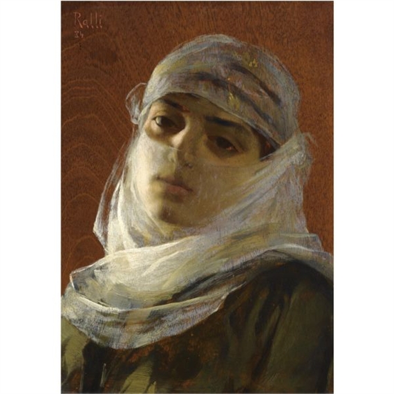 Theodoros Rallis | HANOUM (YOUNG GIRL, CONSTANTINOPLE) (1884) | MutualArt