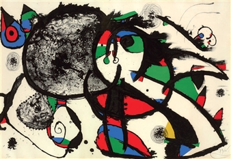 Joan Miró | Hommage à Masson (M. 1111) (1977) | MutualArt