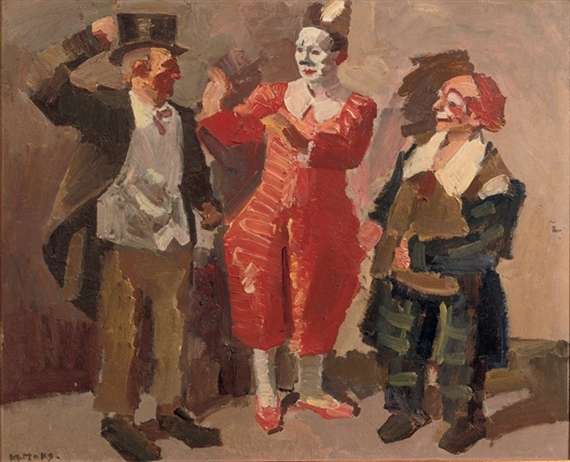Kees Maks | Three clowns: the Fratellini brothers in the cirque Médrano ...