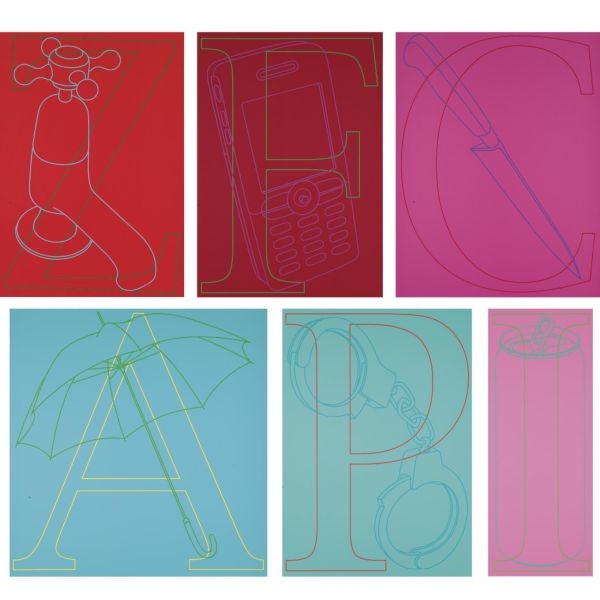 Michael Craig-Martin | ALPHABET (2007) | MutualArt