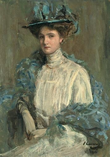 John Lavery | Portrait of Eileen, the artist's daughter (1912) | MutualArt