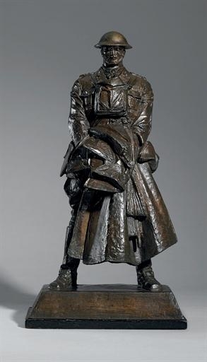 Charles Sargeant Jagger | Maquette for Artillery Captain, Royal ...