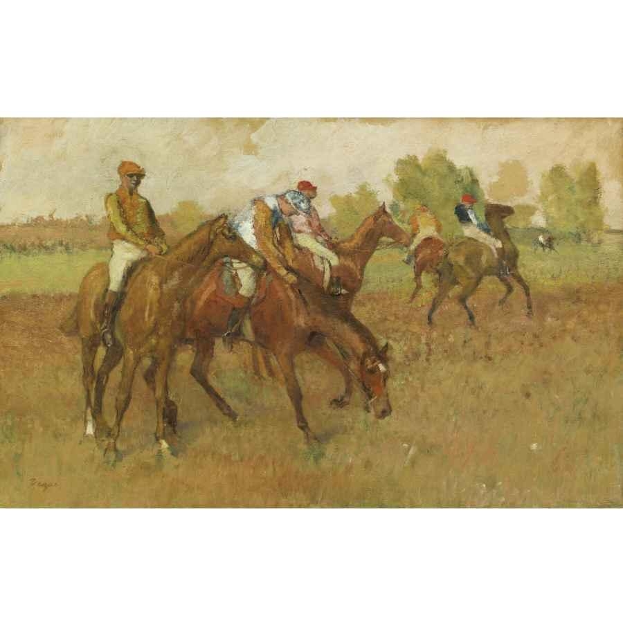 Edgar Degas | AVANT LA COURSE (1882 - 1888) | MutualArt
