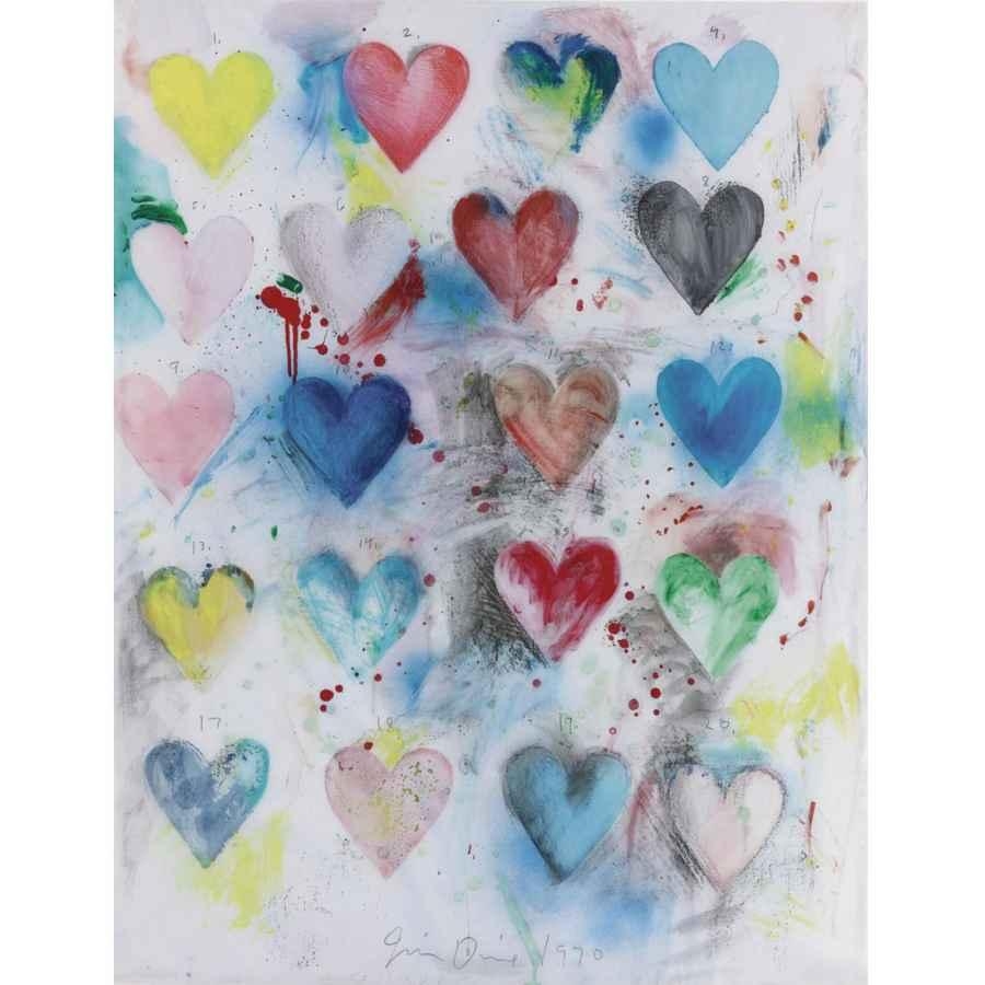 Jim Dine | HEART DRAWING (1970) | MutualArt