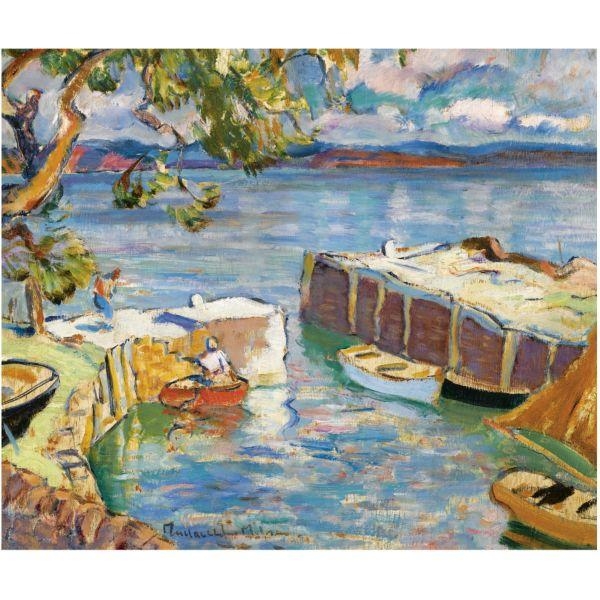 John MacLauchlan Milne | ARRAN COTTAGES | MutualArt