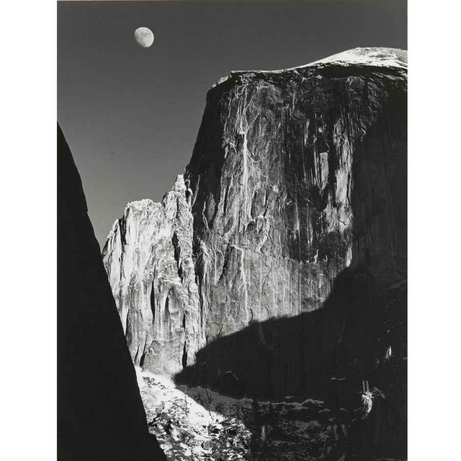Ansel Adams | 'MOON AND HALF DOME, YOSEMITE VALLEY' (1960) | MutualArt