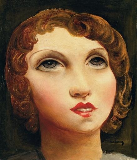Moïse Kisling | Portrait de femme (1928) | MutualArt
