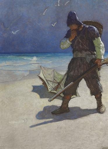N.C. Wyeth | ON NEARER APPROACH HE WAS STILL MORE SURPRISED AT THE ...