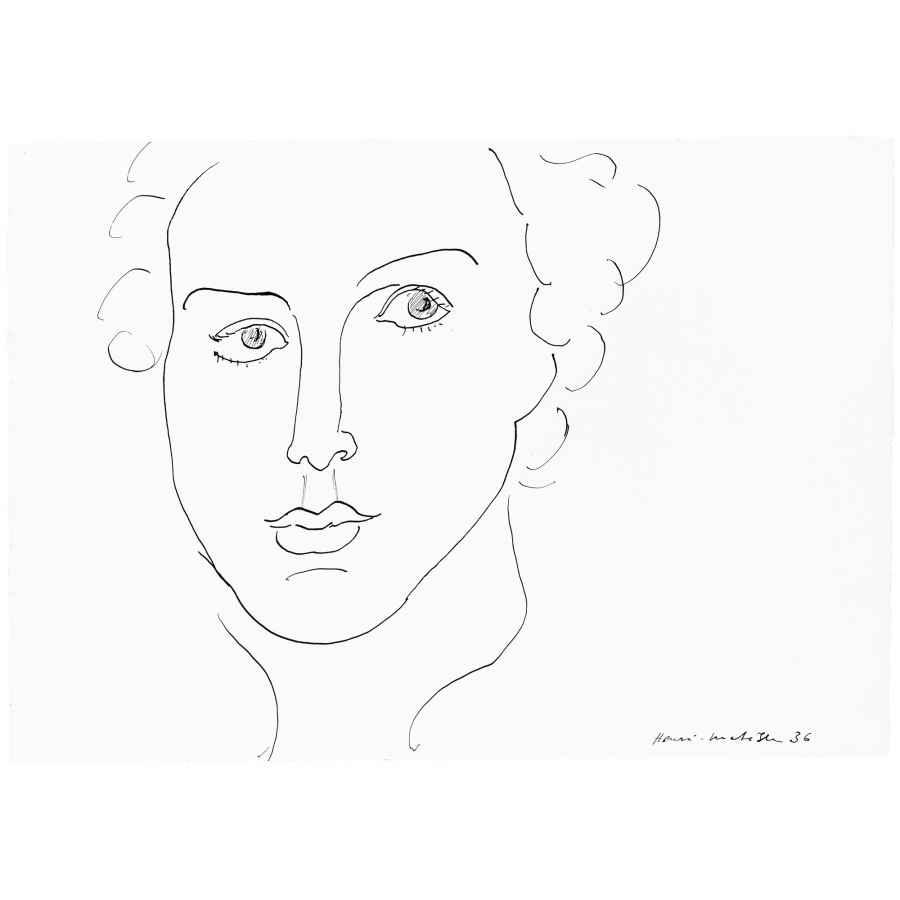 Henri Matisse | PORTRAIT DE FEMME (1936) | MutualArt