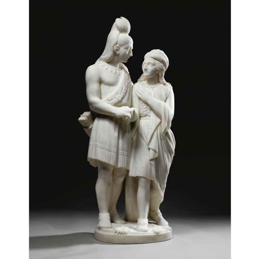 Edmonia Lewis | THE MARRIAGE OF HIAWATHA (1872) | MutualArt