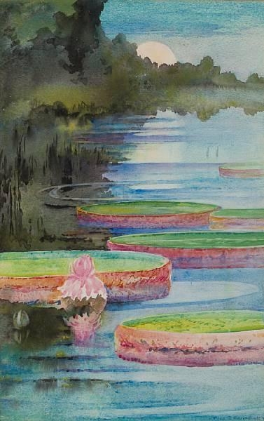 Alice Ravenel Huger Smith | The Summer Glory of the Swamp | MutualArt