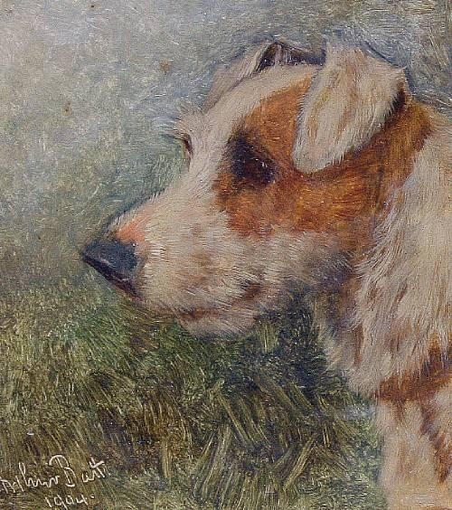 Arthur Batt | A terrier; A donkey; and A grey, a set of three animal ...