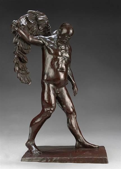 Leonard Baskin | Glutted Death with Wings (1981) | MutualArt