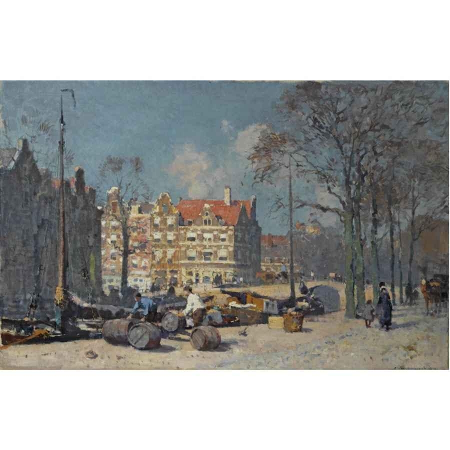 Cornelis Vreedenburgh | A VIEW OF AMSTERDAM (1919) | MutualArt