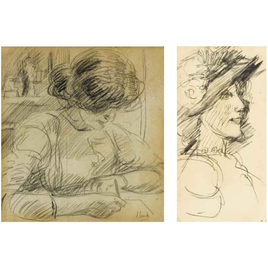 Isaac Israëls | A SEATED LADY WITH FLOWERS | MutualArt